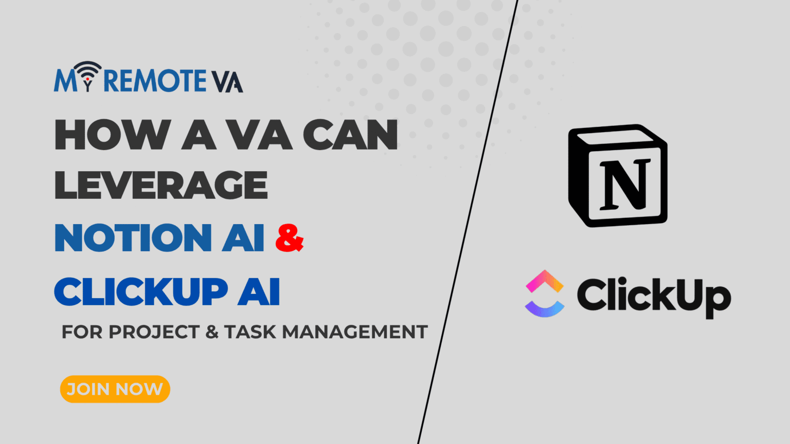 How A VA Can Leverage Notion AI & ClickUp AI For Project & Task Management
