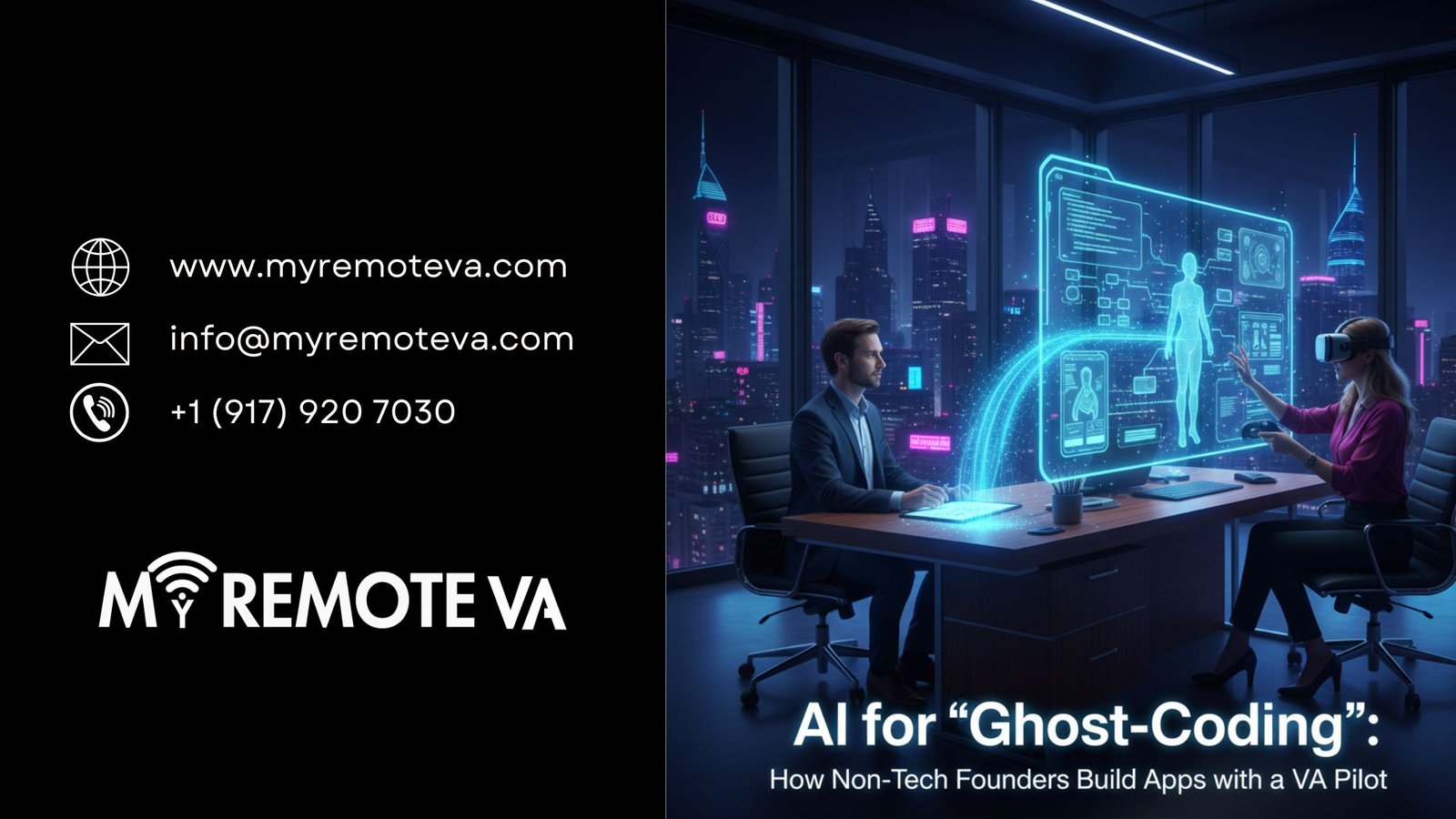 AI For ‘Ghost-Coding’: How Non-Tech Founders Build Apps With A VA Pilot